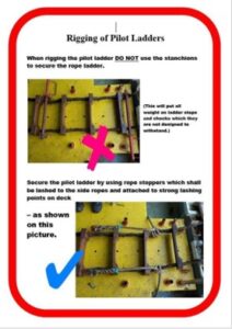 Securing The Pilot Ladder - Pilotladdersafety.com
